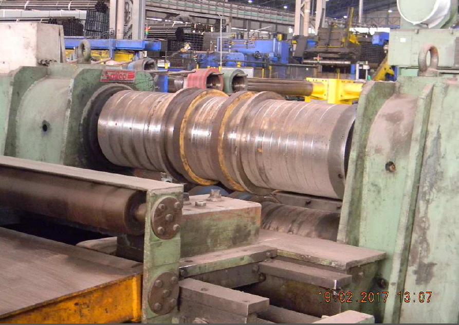 Used slitting line Salico 1250x13mm x30t (A3797) - Machine MW